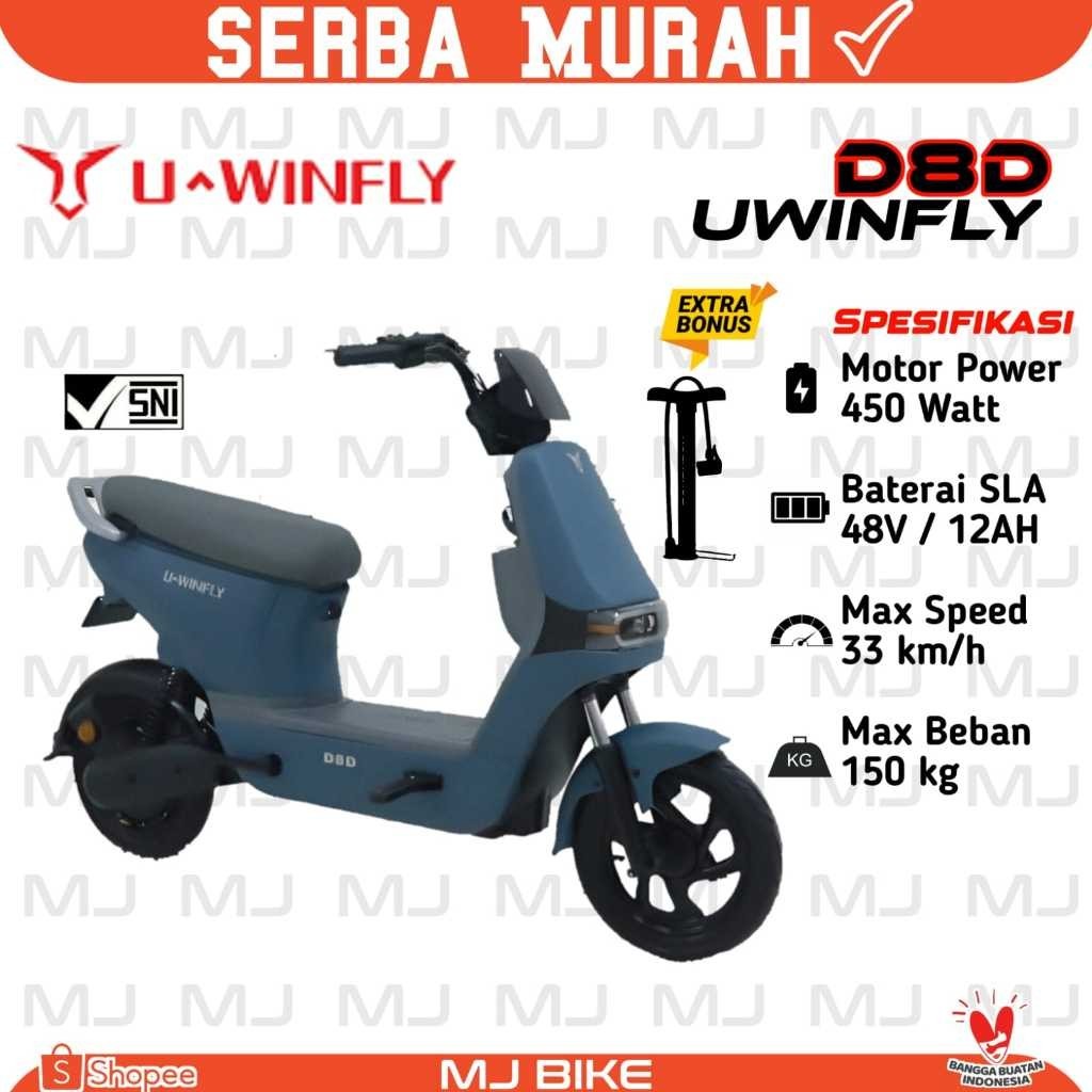 Jual Sepeda Listrik EBike UWINFLY D7D / D8D / D8S Original Garansi ...