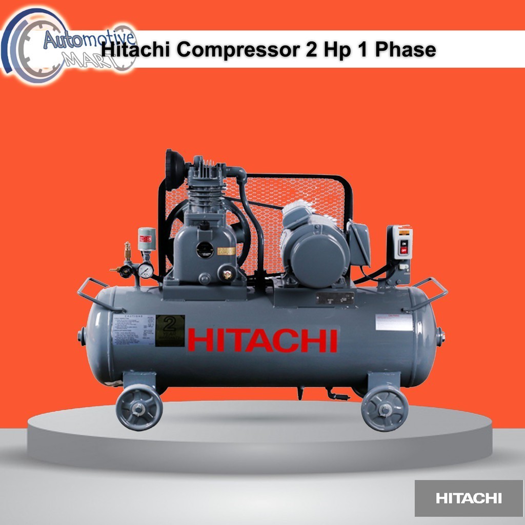 Jual Hitachi Kompressor Angin / Air Compressor 2 Hp 1Phase | Shopee ...