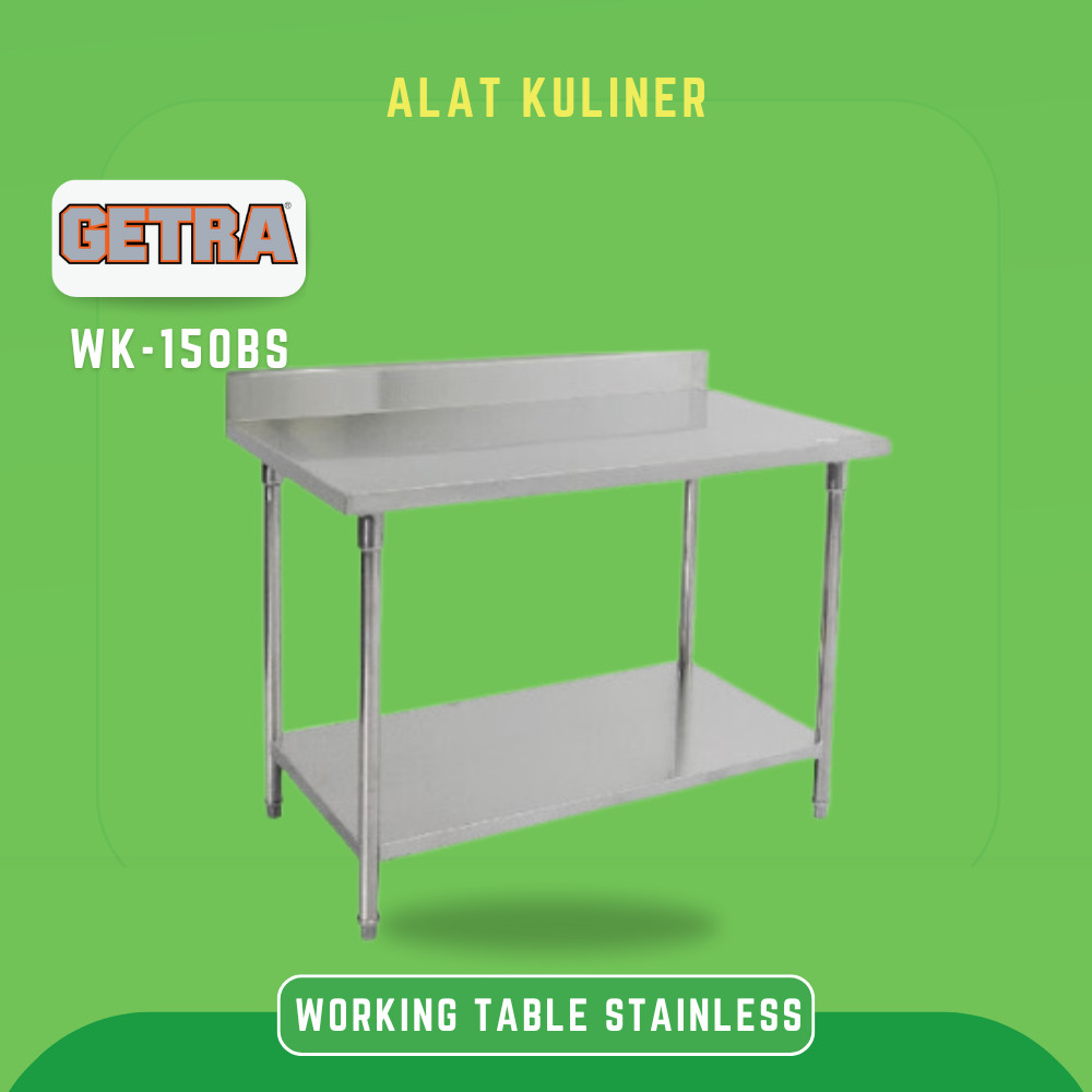 Jual GETRA WK 150BS WK-150BS WORKING TABLE 150 CM WITH BACKSPLASH ...