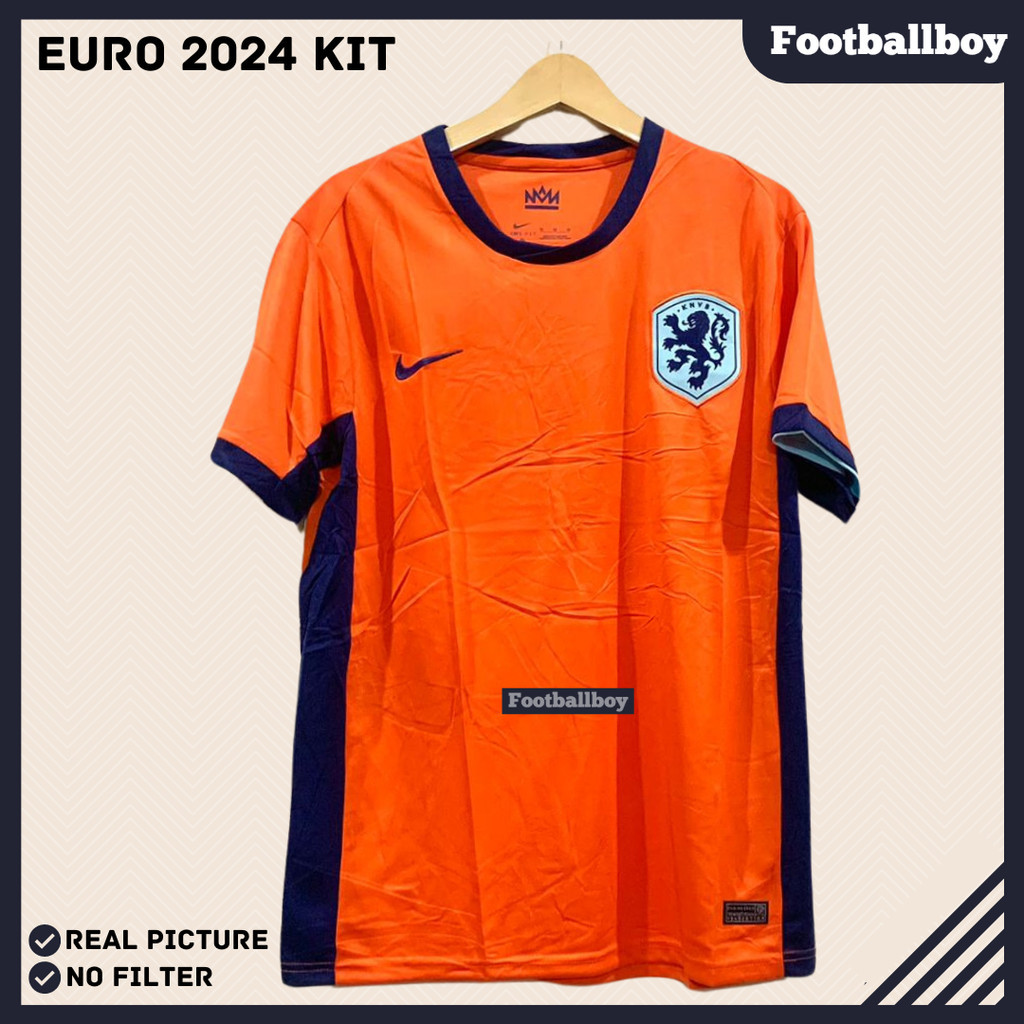 Jual JERSEY BAJU BOLA TIMNAS NETHERLANDS HOLLAND BELANDA HOME EURO 2024 ...