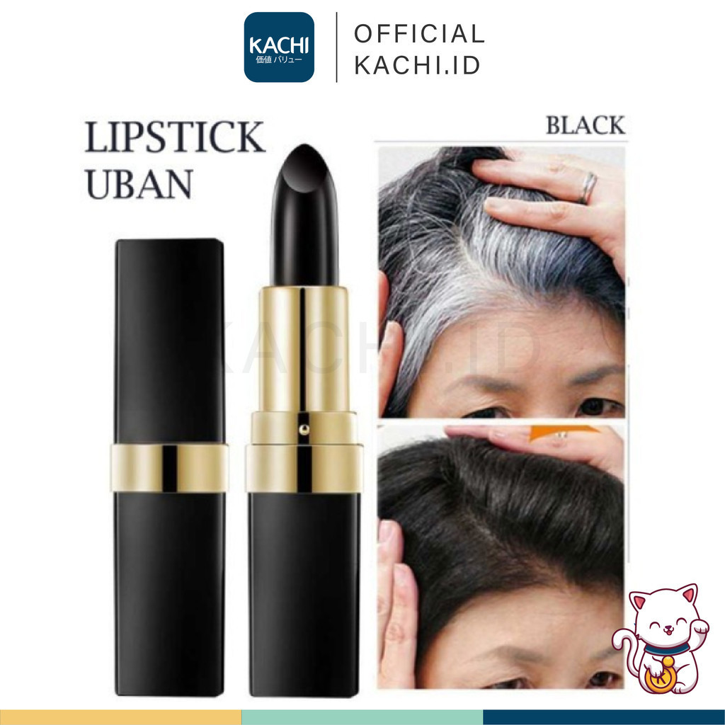 Jual KACHI - Cat Rambut Mini Hitam Coklat Semir Uban lipstik Bright ...