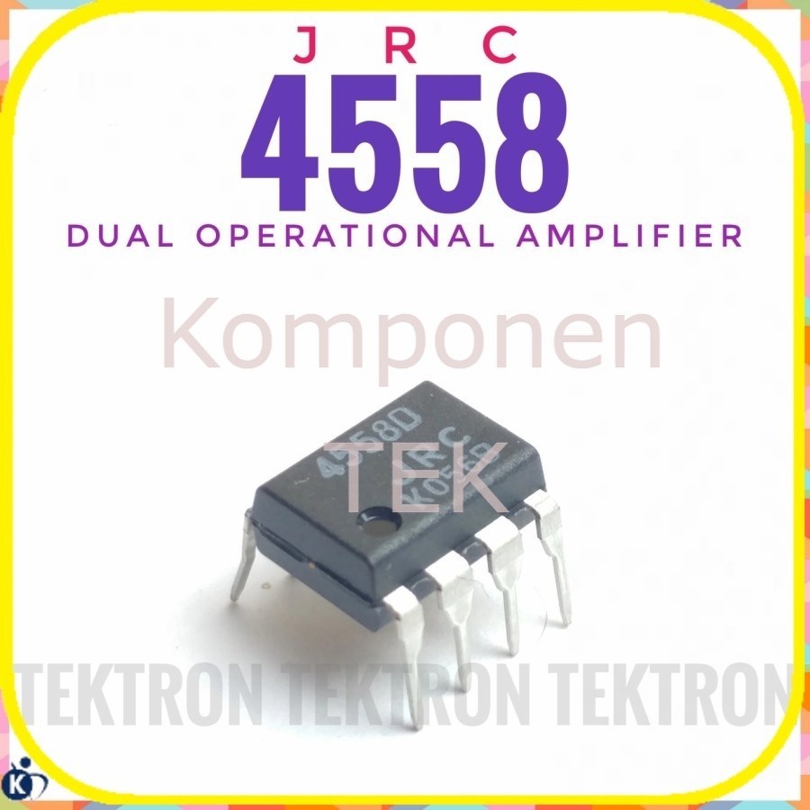 Jual JRC 4558 dual Op Amp JRC4558 JRC4558D operational Amplifier Asli ...
