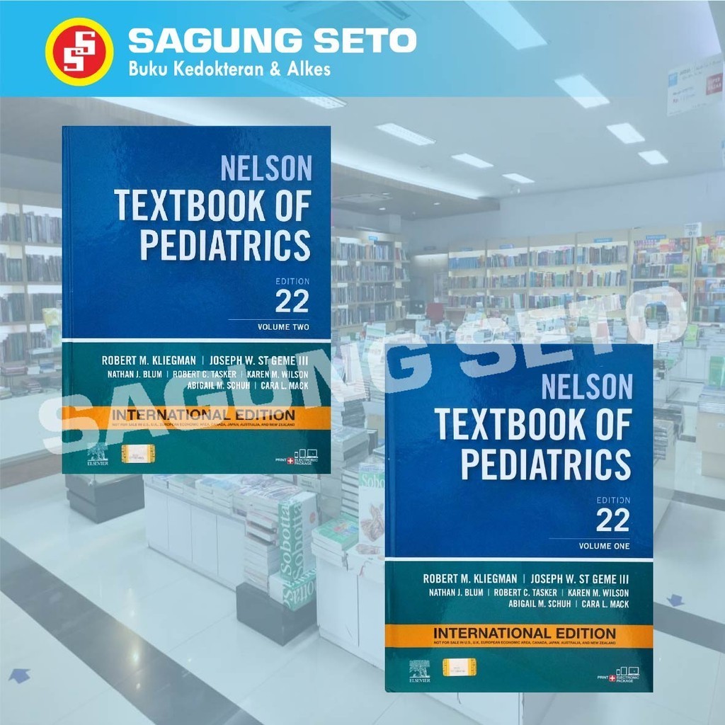 Jual NELSON TEXTBOOK OF PEDIATRIC 2 VOL 22ED INTERNATIONAL EDITION ...