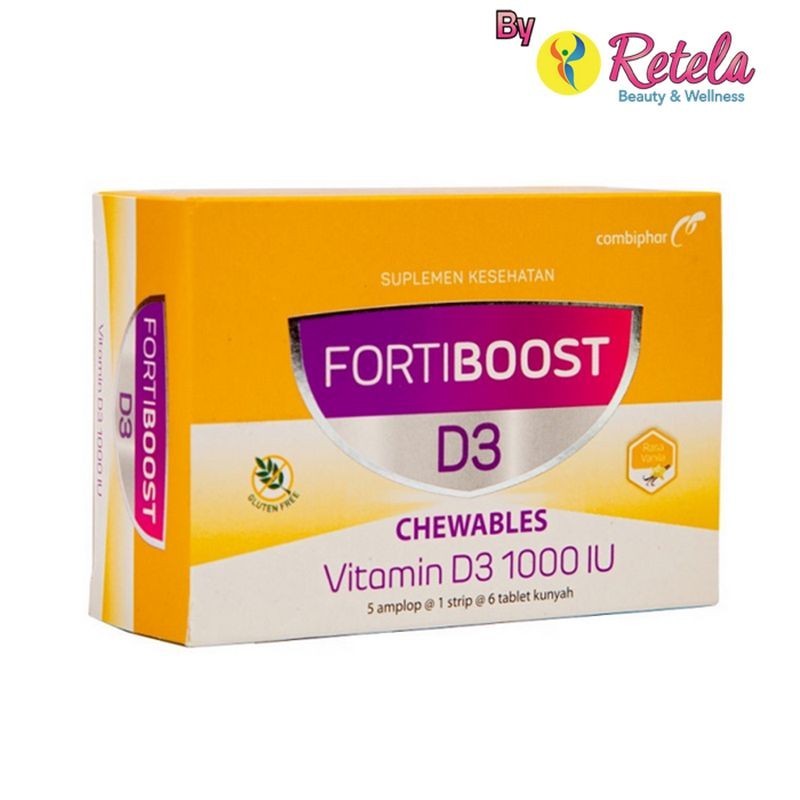 Jual FORTIBOOST D3 1000IU 1 STRIP 6 TABLET | Shopee Indonesia