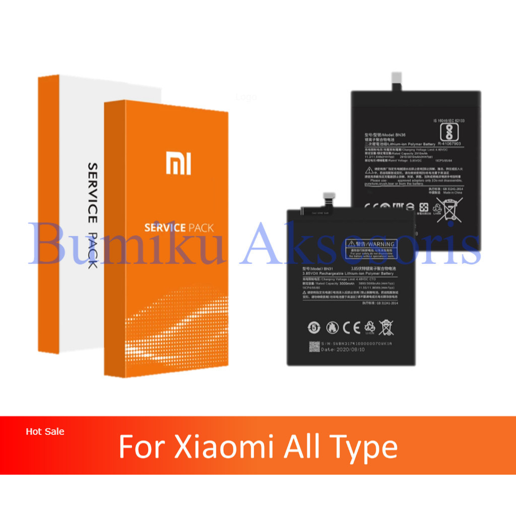 Jual BATERAI BATTERY BATREI XIAOMI MI REDMI NOTE POCO ALL TIPE KUALITAS ...