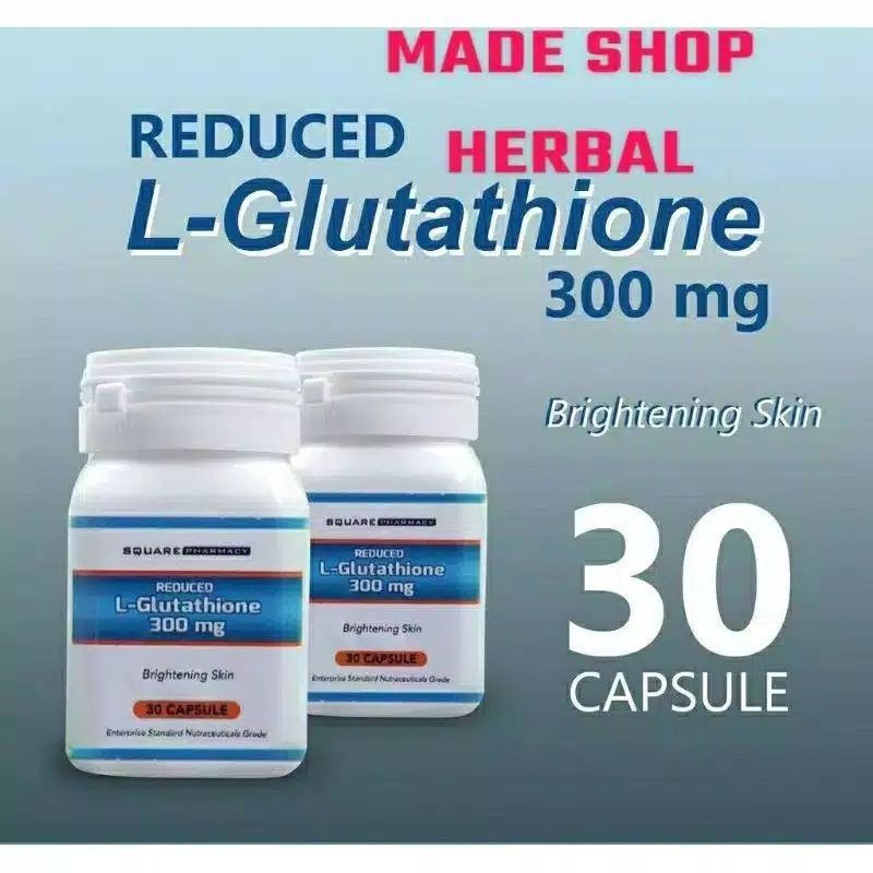 Jual Obat Pencerah Kulit Badan L Glutathione 350mg Glucoll 300mg L