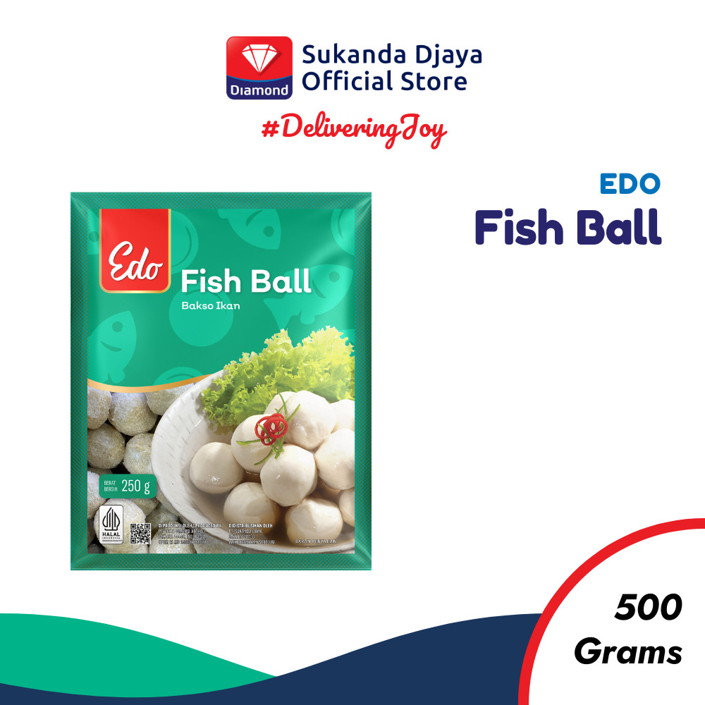Jual Edo Fish Ball Bakso Ikan Frozen 500 Gr | Shopee Indonesia