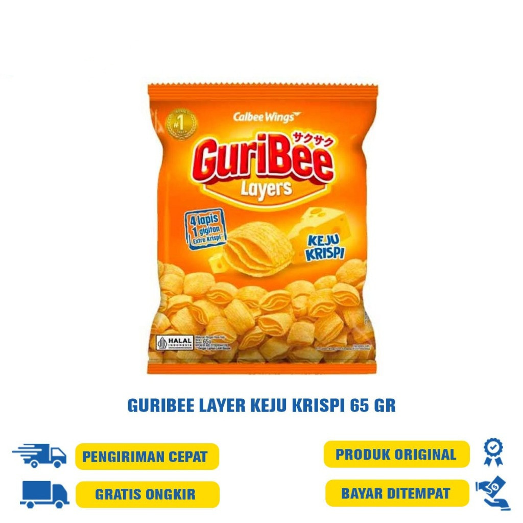 Jual Calbe Wings Guribee Snack Layers Jumbo 65GR | LAYER KEJU KRISPI | RUMPUT LAUT | BBQ BALADO ...