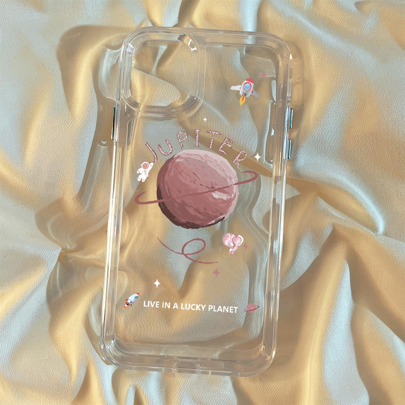 Jual planet biru planet merah muda transparan soft case Vivo Y400Y19s ...