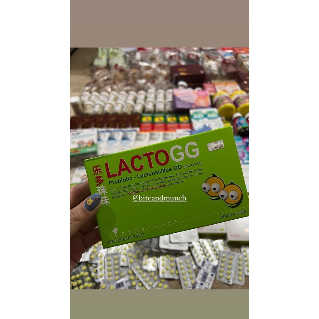 Jual LACTO GG Probiotic Lactobacillus 30 capsules probiotik bayi anak ...