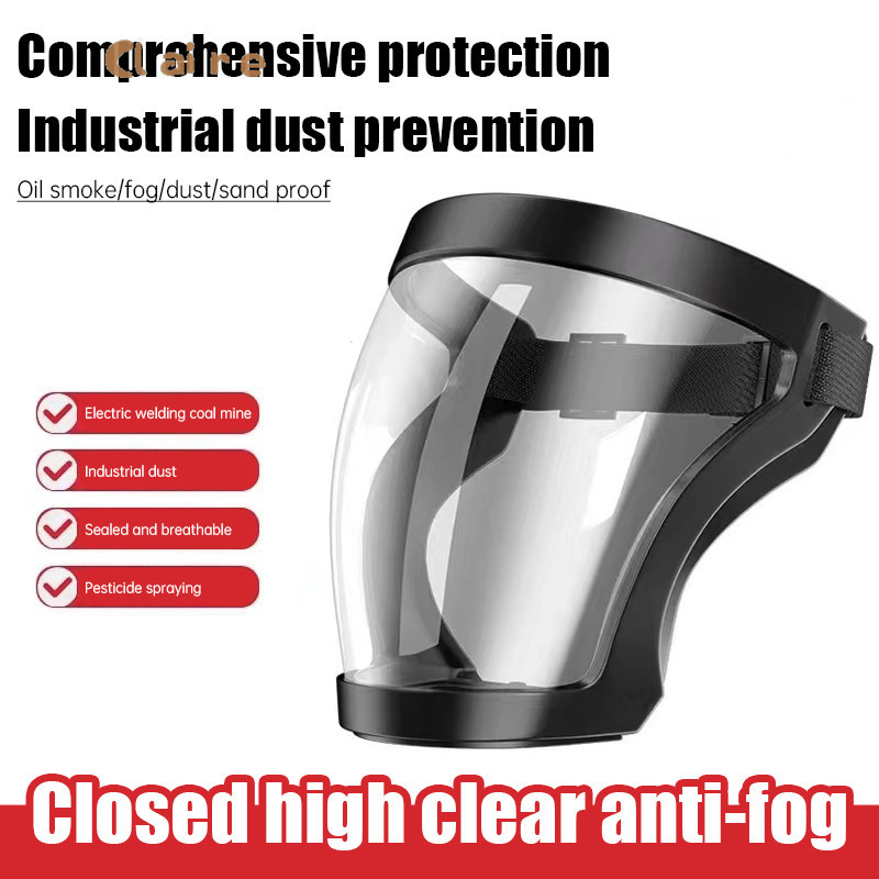 Jual Face shield akrilik full/ face Anti Fog pelindung wajah/ Mask ...