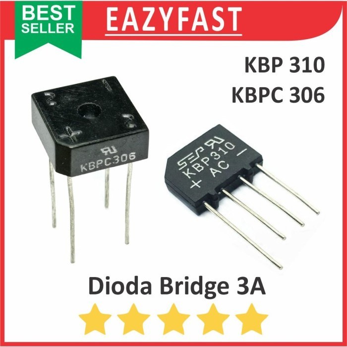 Jual Dioda Kiprok Bridge 3A 3 A Ampere Diode Rectifier KBP310 KBPC306 ...
