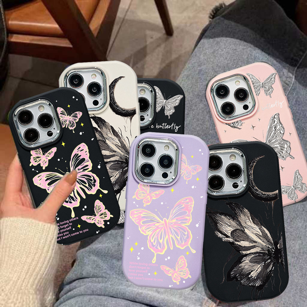 Jual Butterfly Casing hp Samsung A15 A54 5G A05S A05 A24 A14 A04 A04E A13 A03S A53 A33 A02 A50 ...