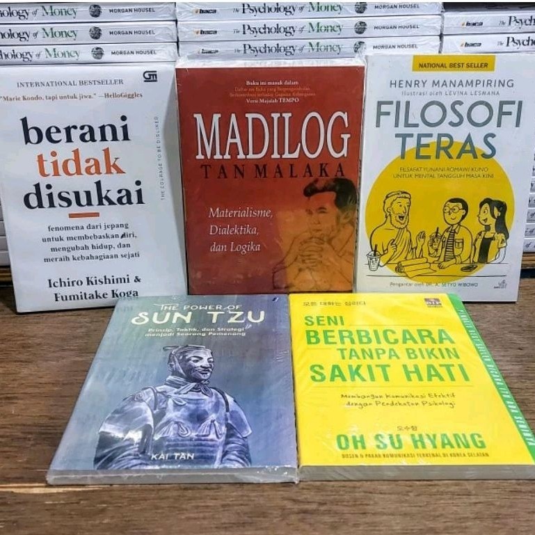 Jual Paket 5 Buku Berani Tidak Disukai Madilog Filosofi Teras The Power