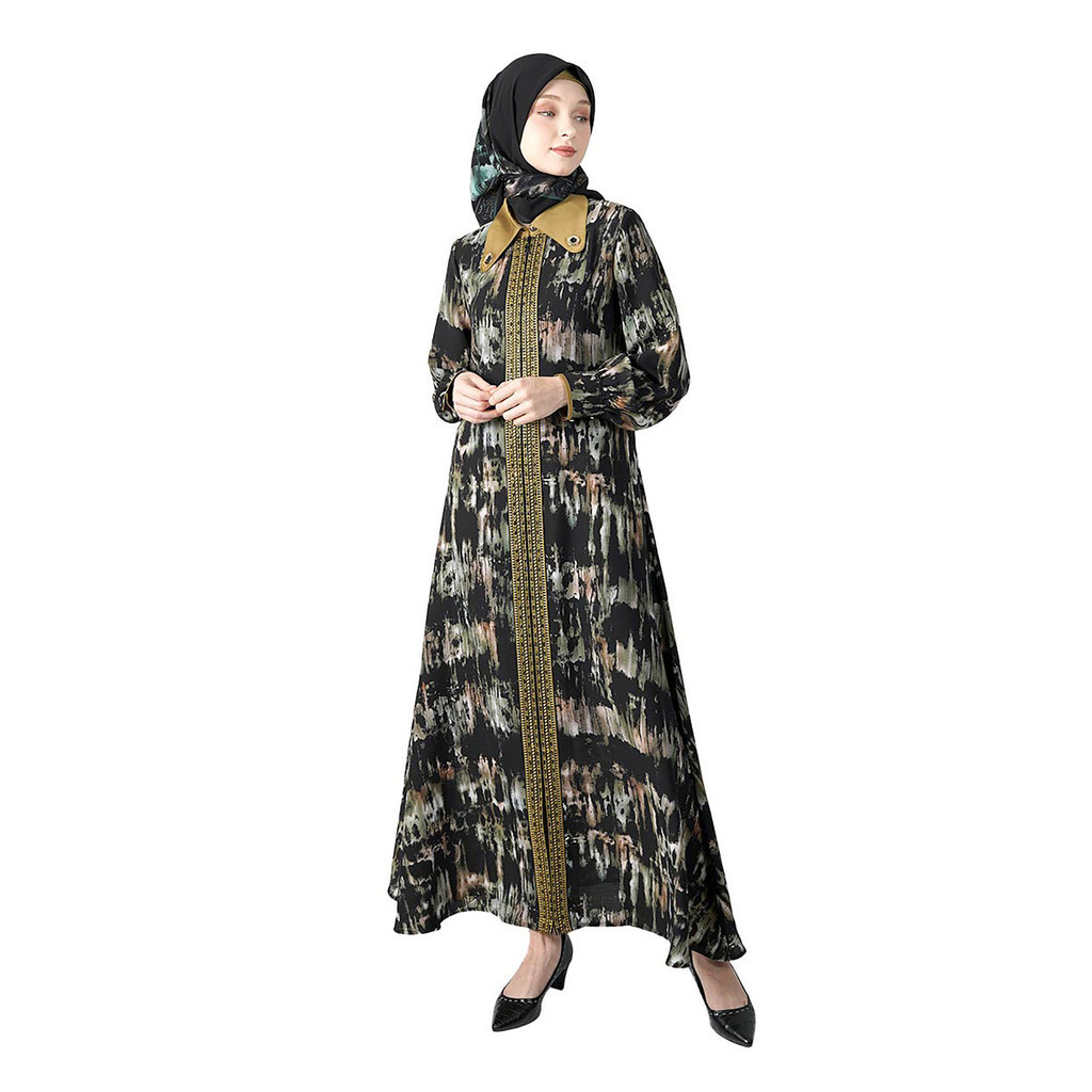 Jual HIKMAT A6675-04 - Gamis Abaya Sable Radiance | Shopee Indonesia