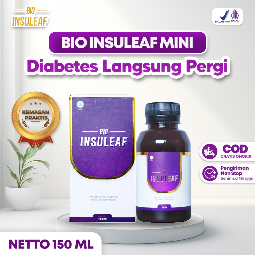 Jual Bio Insuleaf Kemasan Praktis 150 Ml - Lebih Praktis Sembuhkan ...
