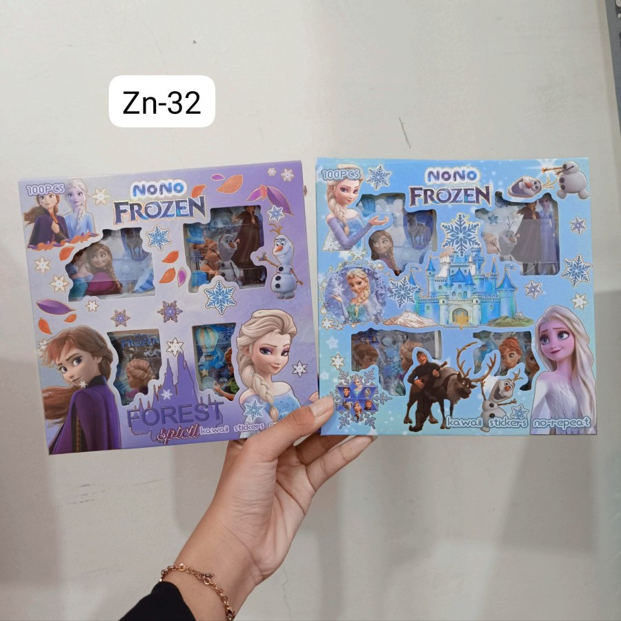 Jual Sticker Frozen 100 pcs per box Frozen Elsa Ana Box Murah ...
