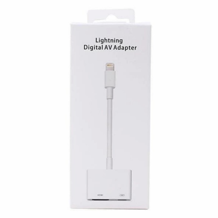 Jual BEST- APPLE LIGHTNING DIGITAL AV ADAPTOR / HDMI ADAPTOR | Shopee ...