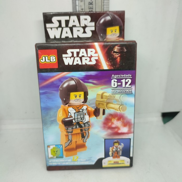 Jual LK99 Mainan Brick Mini Figure Star Wars Poe Dameron X Wing Pilot ...
