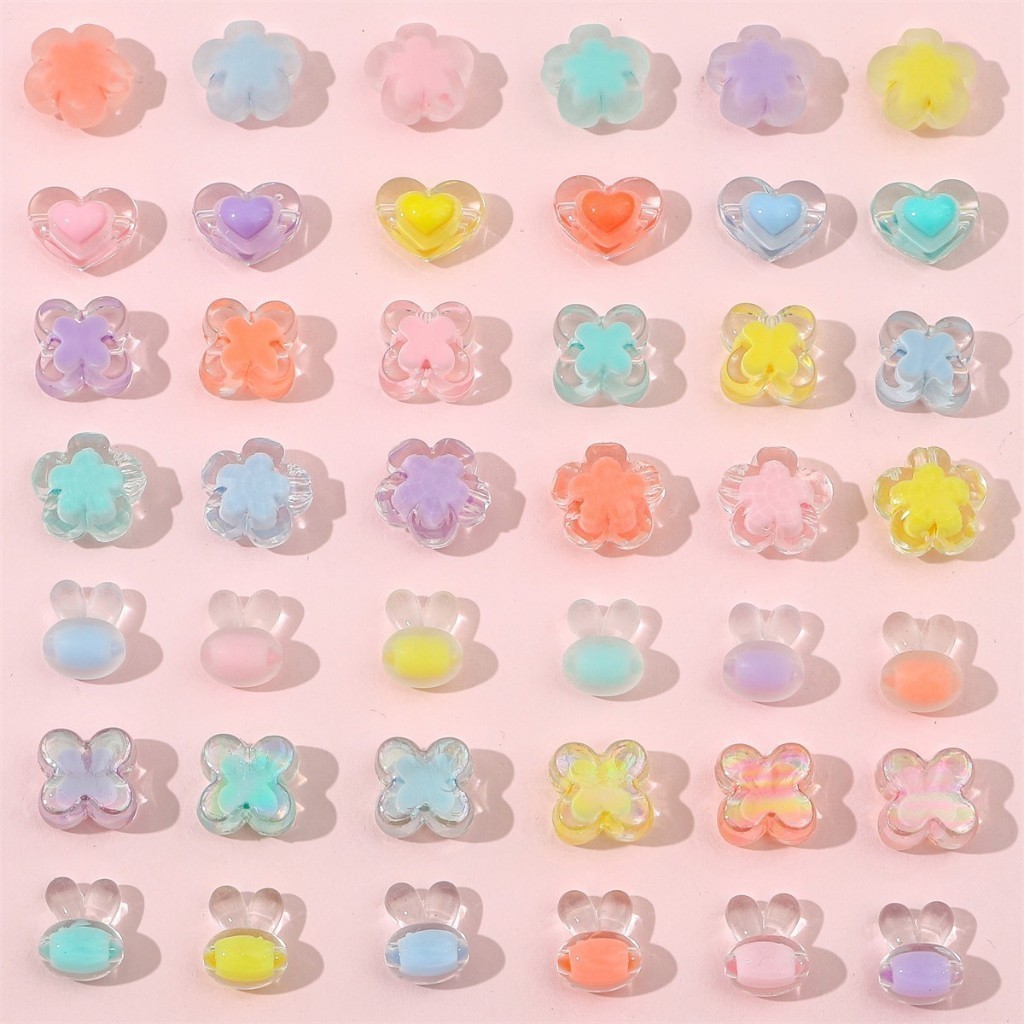 Jual HIASAN MANIK MANIK PERMATA [40pcs] Manik Manik Kristal Ice Mote ...