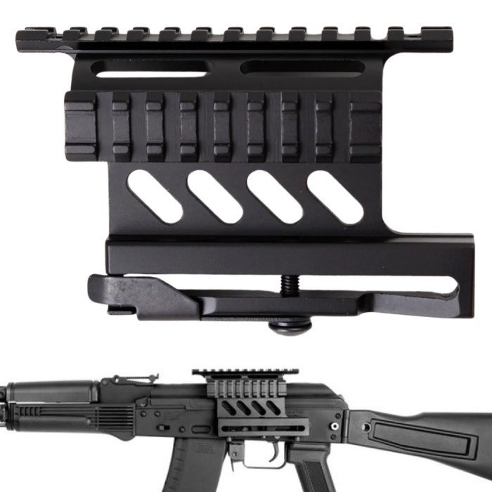 Jual AK 4 7 AK 7 4 Side Dual Rail Scope Mount Quick Detach CNC Rel AEG ...