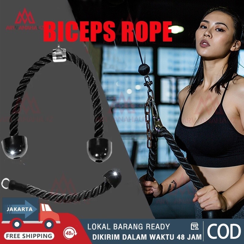 Jual Tali Pull Rope untuk Olahraga Gym/Fitness / Melatih Kekuatan Otot ...