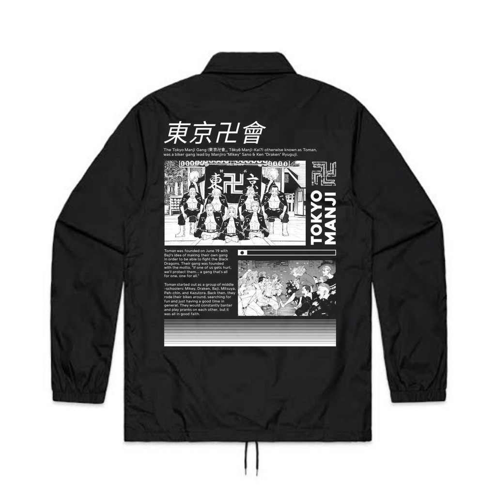 Jual JAKET COACH ANIME TOKYO REVENGERS LIMITED EDITION | COACH JAKET ...