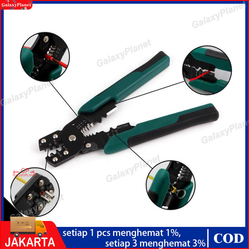Jual Tang Krimping Press Skun Kabel Kombinasi / Tang Potong Kupas Kabel ...