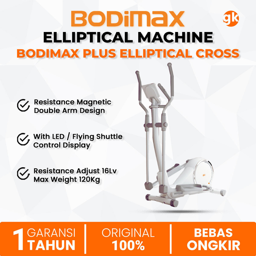 Jual BODIMAX ELLIPTICAL TRAINER Plus Cross Machine Alat Fitness Gym ...