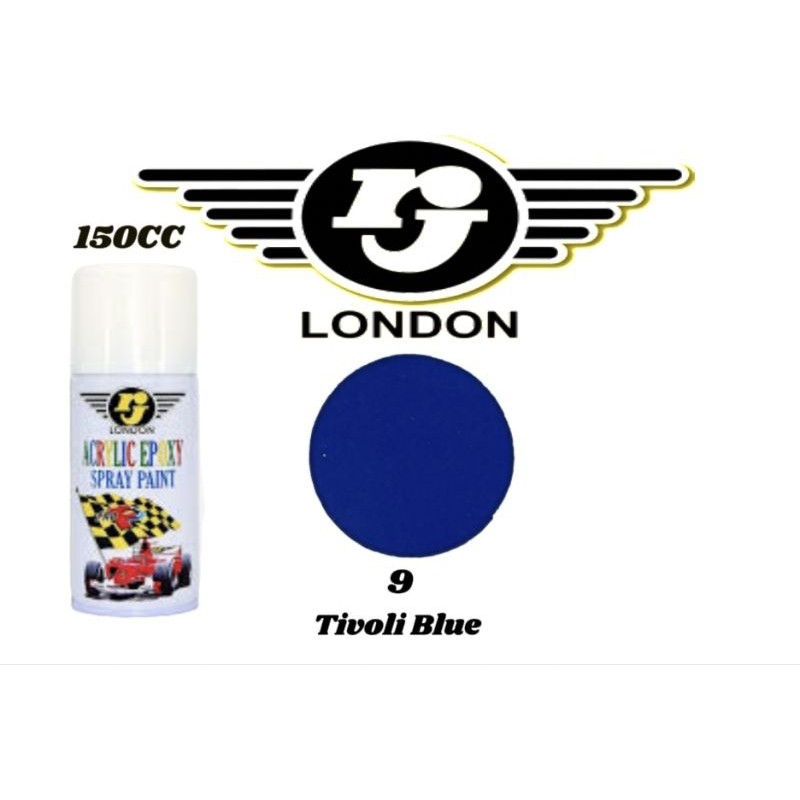Jual cat spray Pilok pilox cat semprot rj london rj 150cc Tivoli Blue 9 150CC biru terang biru ...