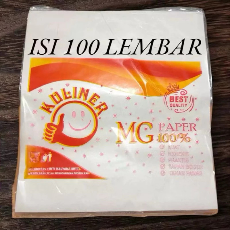 Jual Kertas Nasi / Bungkus KFC Sandwich Hotdog Burger Kebab Isi 100 ...