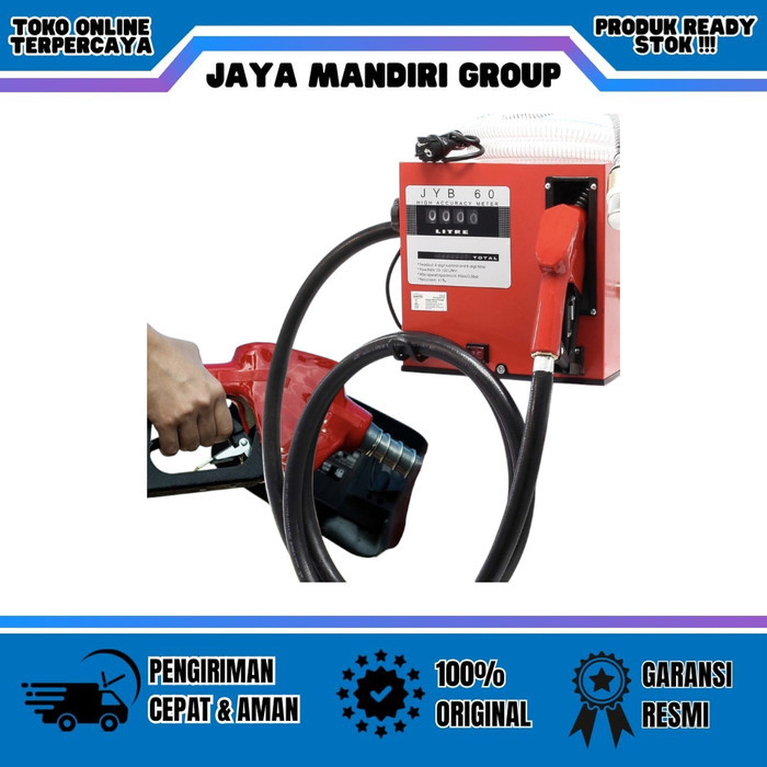 Jual Fuel pump dispenser Mesin Pengisian BBM minyak/solar 60 LPM 220V ...