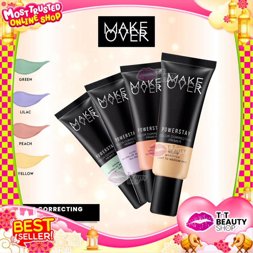Jual MAKE OVER Powerstay Color Correcting Primer | Makeup Primer | TnT ...