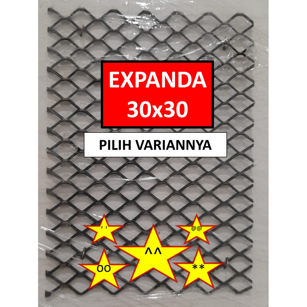 Jual Expanded Metal - 30x30 cm - Expanda - Expanded Mesh | Shopee Indonesia