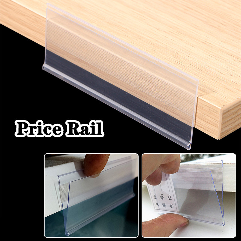 Jual Price Rail Shelf Tempat Label Produk Harga Price Tag Rak 90cm*42mm ...