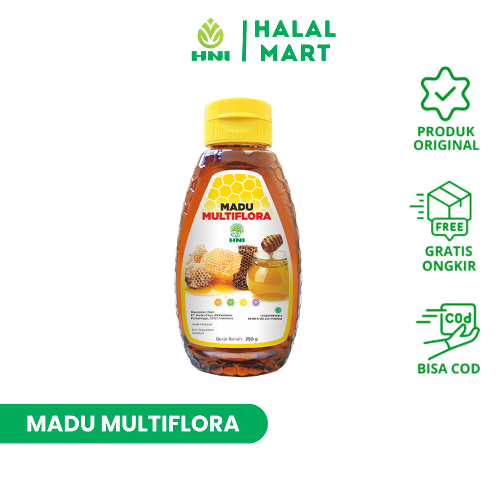 Jual MADU ASLI MULTIFLORA - madu | Bisa Bayar COD - HNI HPAI BPOM ...
