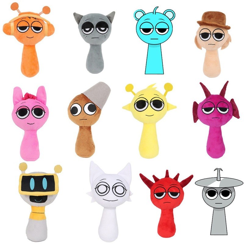 Jual Sprunki Plush Toys Sprunki Incredibox Plush Doll Sprunki Game ...