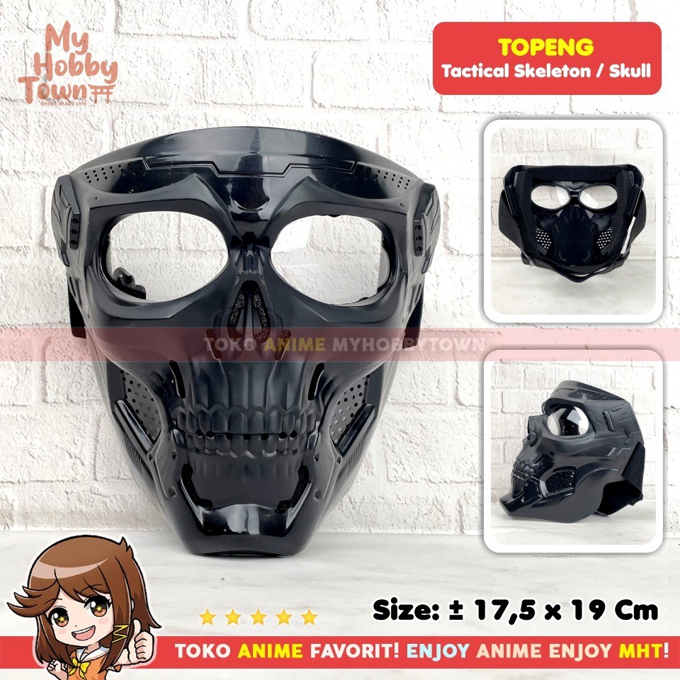 Jual Topeng Cosplay Tactical Skeleton Skull Mask | Shopee Indonesia