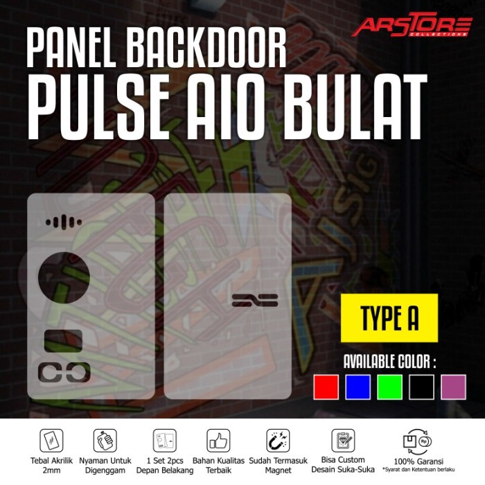 Jual Panel Backdoor Akrilik Pulse Aio Mini Bulat - multi jaya furniture ...