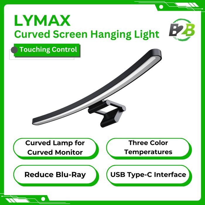 Jual LYMAX Curved Screen Hanging Light Lampu Desktop Monitor Bar Lamp | Shopee Indonesia
