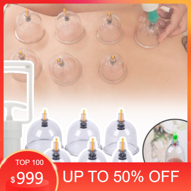 Jual Promo Alat Bekam Lengkap Kop Angin Isi 6Pcs || Kepala Tabung Cup isap untuk Mengobati masuk ...