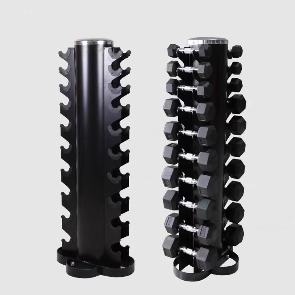 Jual Dumbbell Rack dumbbell storage with hex dumbbell for gym equipment ...