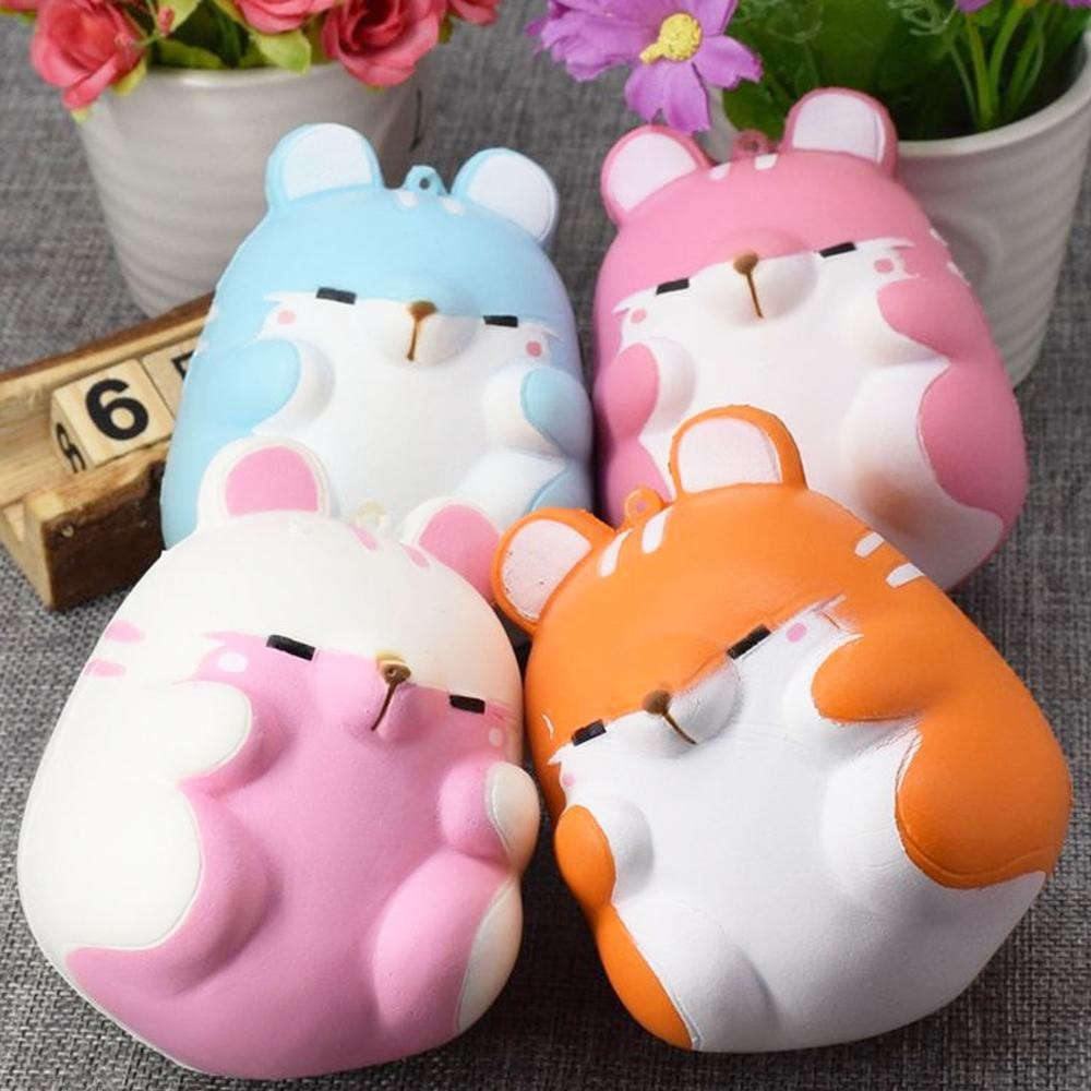 Jual Besegad Cute Kawaii Slow Rising Soft Squishy Hamster Squishies ...