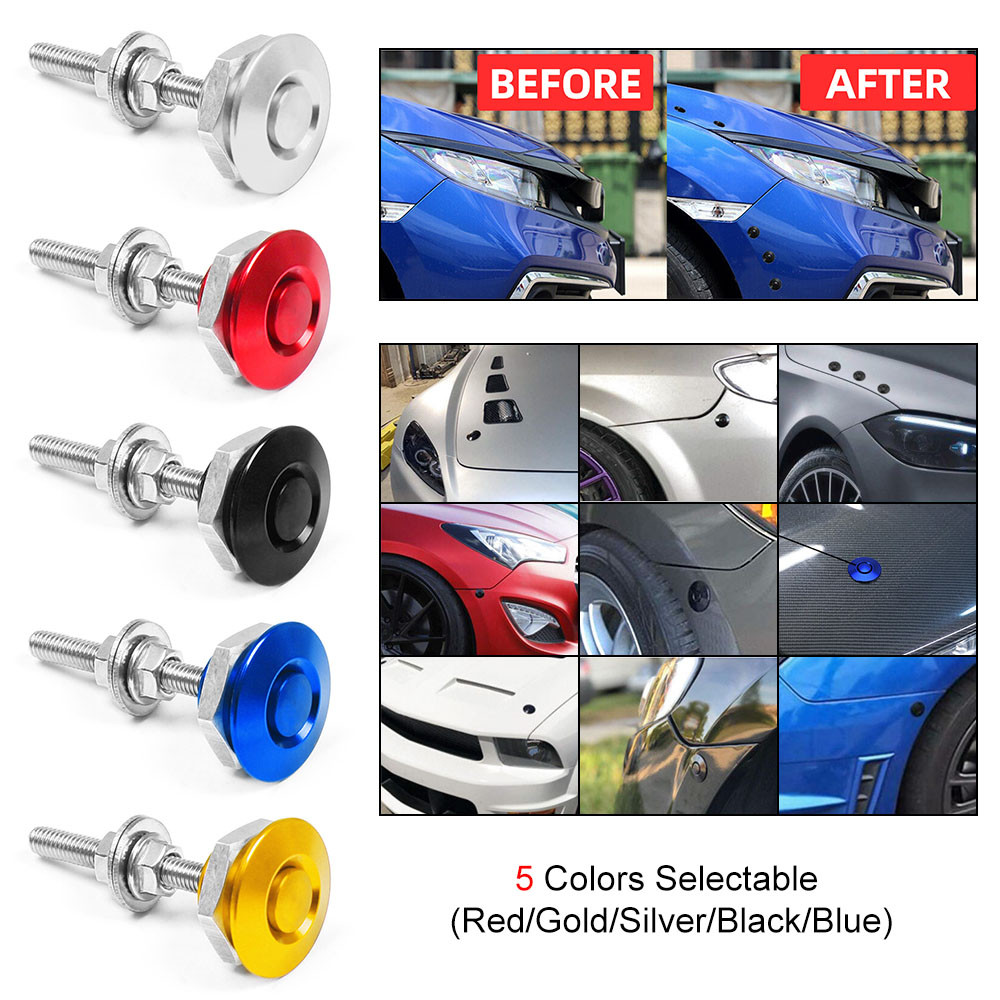 Jual Universal Aluminum Push Button Billet Quick Release Racing Car ...