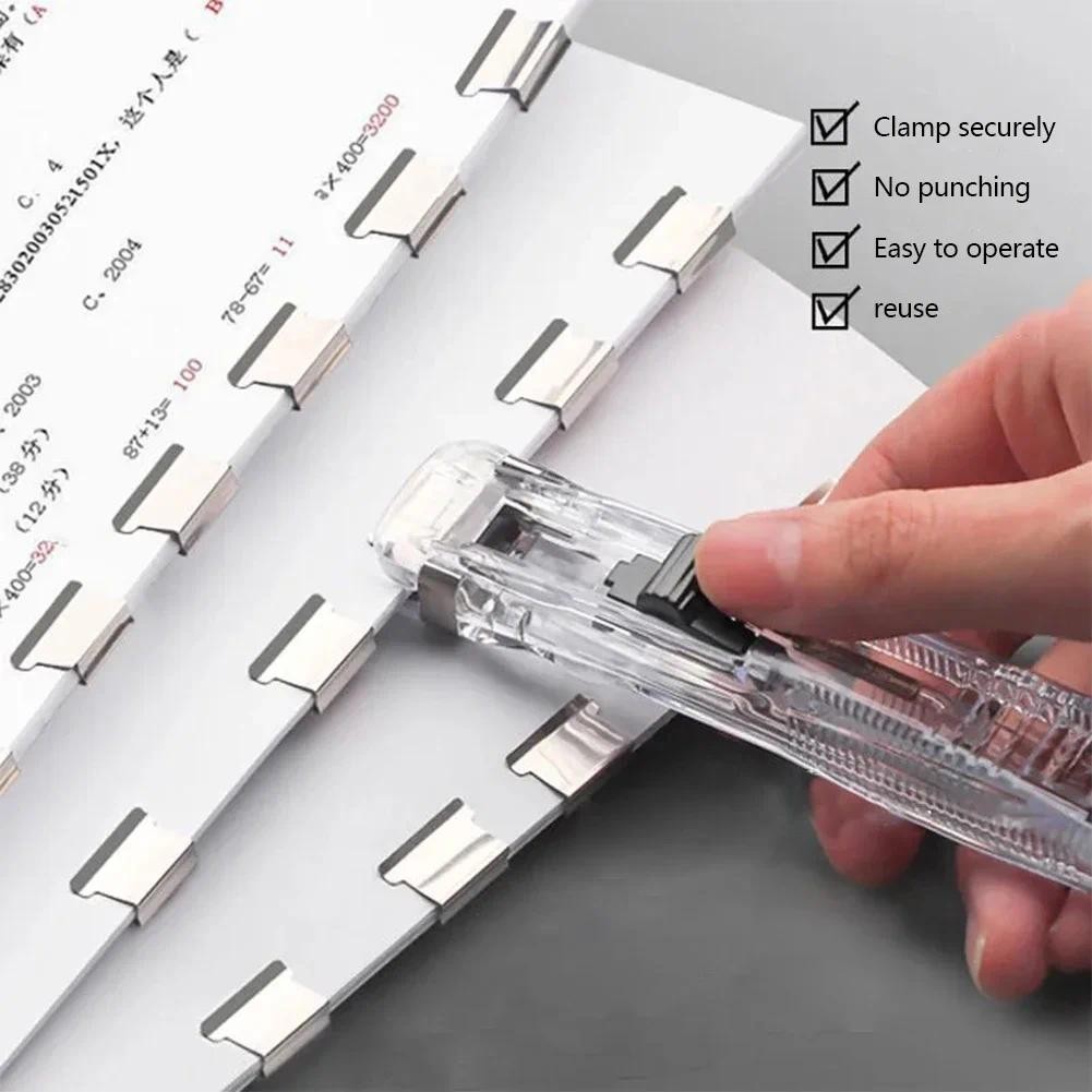 Jual Metal Traceless Push Clip Remover Binder Reusable Hand Push Clamp ...