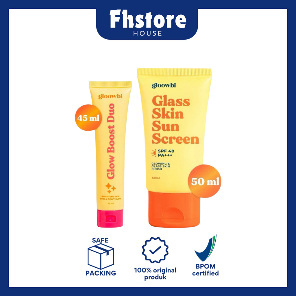 Jual [ FHSTORE ] Gloow&be Glass Skin Sunscreen SPF40PA+++ & Gloow&be ...