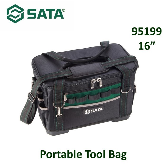 Jual SATA Tas Perkakas 95199 16" Portable Tool Bag Sata Tools | Shopee ...