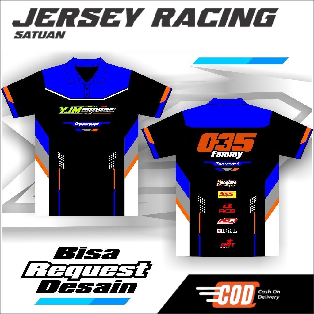 Jual Jersey Racing Road Race / balap kaos baju custom full printing ...