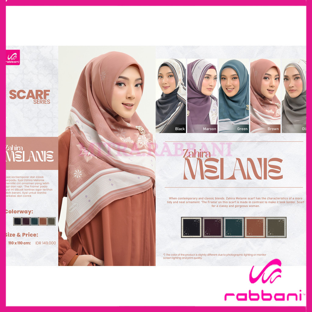 Jual RABBANI ORI - SEGIEMPAT RABBANI ZAHIRA MELANIE / SEGIEMPAT RABBANI ...