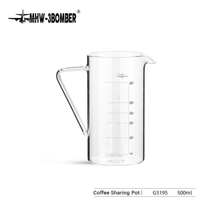 Jual MHW-3BOMBER 500ML - Glass Coffee Server Pitcher Sharing Pot/ Jar ...